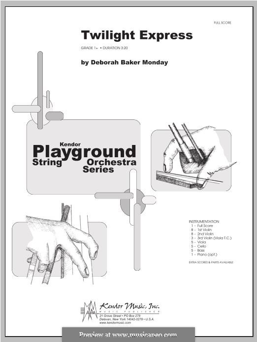 Twilight Express by D. Baker Monday - sheet music on MusicaNeo