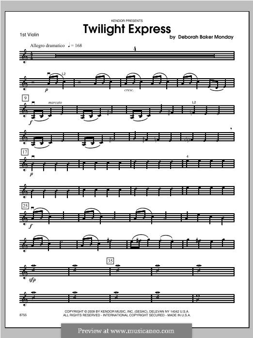 Twilight Express by D. Baker Monday - sheet music on MusicaNeo
