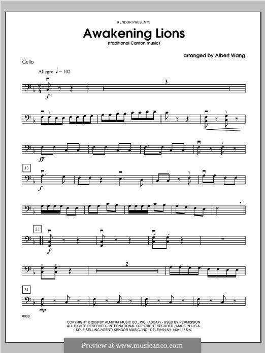 Awakening Lions (traditional Canton music) by folklore on MusicaNeo
