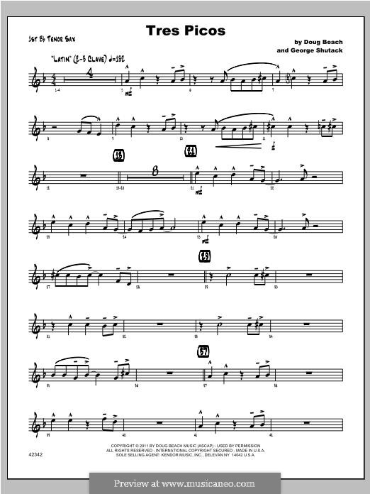 Tres Picos by G. Shutack - sheet music on MusicaNeo
