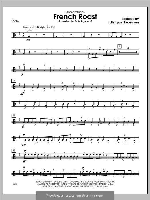 French Roast by Unknown (works before 1850) - sheet music on MusicaNeo