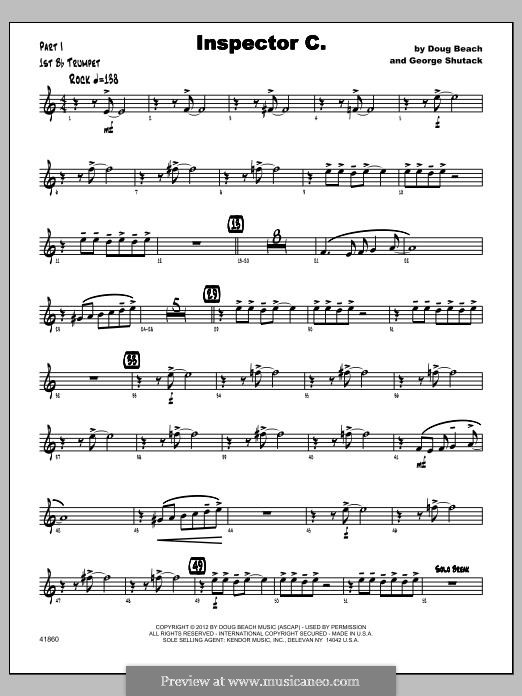 Inspector C. by G. Shutack - sheet music on MusicaNeo