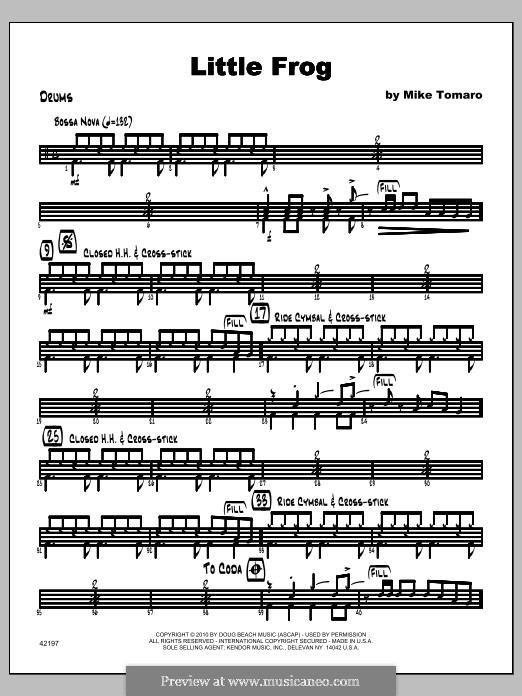 Little Frog by M. Tomaro - sheet music on MusicaNeo