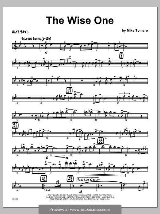 The Wise One by M. Tomaro - sheet music on MusicaNeo