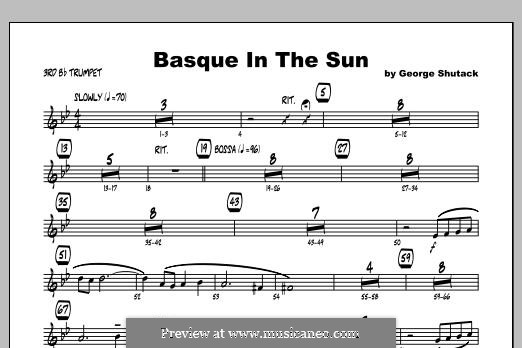 Basque in the Sun by G. Shutack - sheet music on MusicaNeo