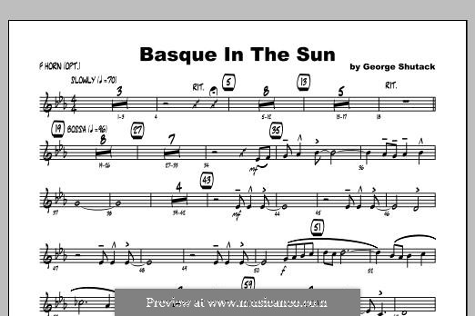Basque in the Sun by G. Shutack - sheet music on MusicaNeo