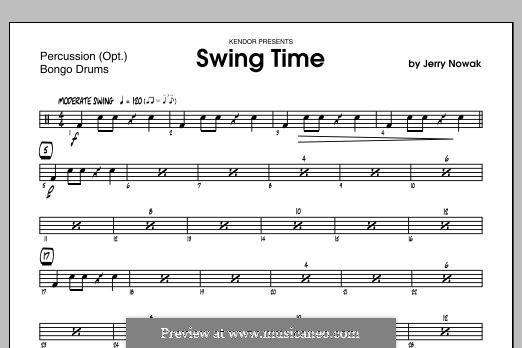 Swing Time by J. Nowak - sheet music on MusicaNeo