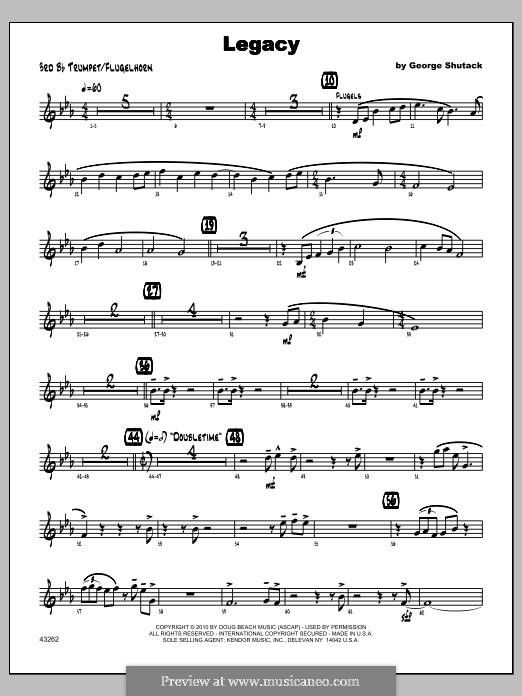 Legacy by G. Shutack - sheet music on MusicaNeo