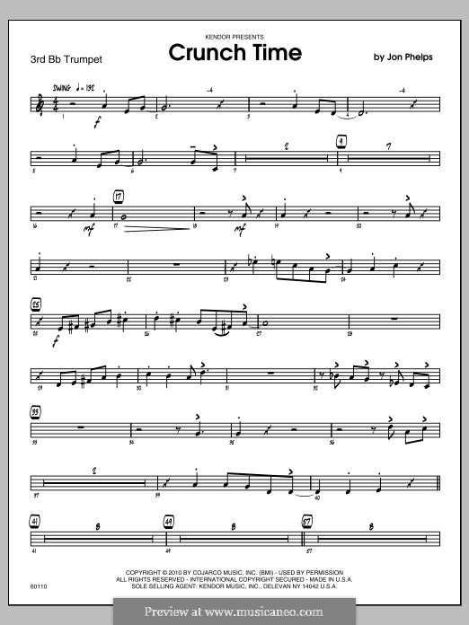 Crunch Time by J. Phelps - sheet music on MusicaNeo