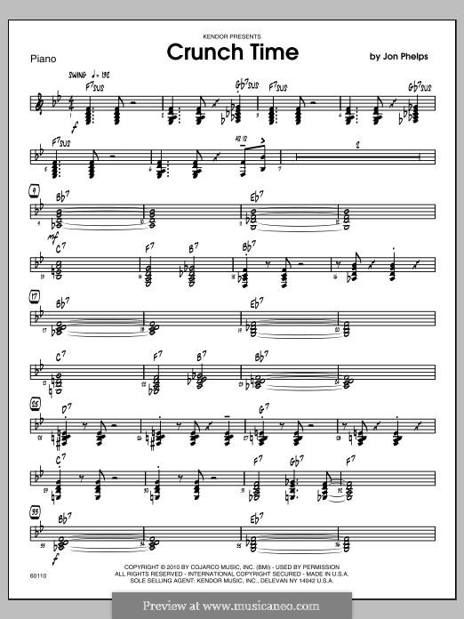 Crunch Time by J. Phelps - sheet music on MusicaNeo