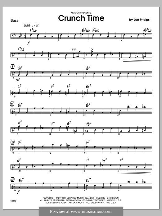 Crunch Time by J. Phelps - sheet music on MusicaNeo