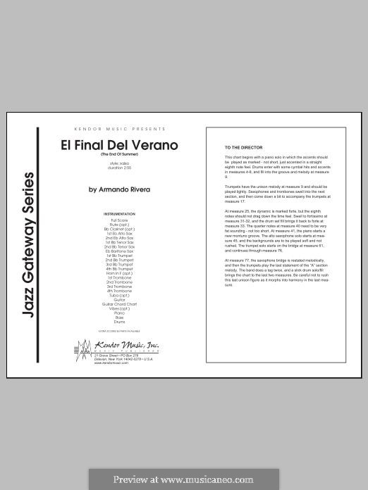 El Final del Verano (The End of Summer) by A. Rivera on MusicaNeo