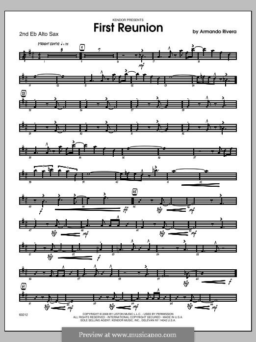 First Reunion by A. Rivera - sheet music on MusicaNeo