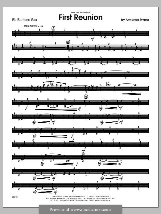 First Reunion by A. Rivera - sheet music on MusicaNeo