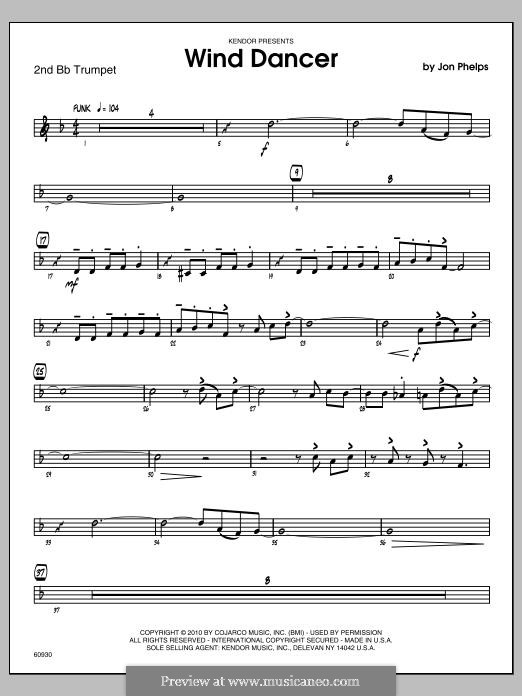 Wind Dancer by J. Phelps - sheet music on MusicaNeo