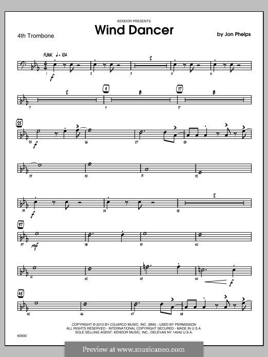 Wind Dancer by J. Phelps - sheet music on MusicaNeo