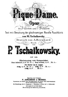 Complete Opera (The Queen of Spades, TH 10 Op.68) by P. Tchaikovsky on ...