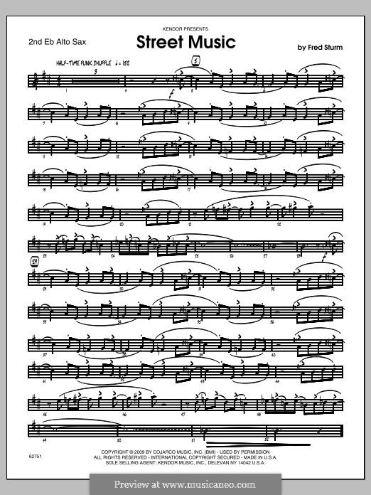 Street Music by F. Sturm - sheet music on MusicaNeo