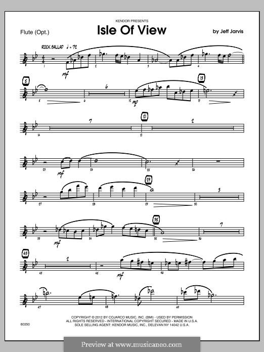 Isle of View by J. Jarvis - sheet music on MusicaNeo