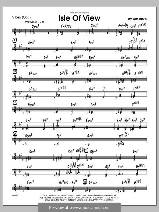Isle of View by J. Jarvis - sheet music on MusicaNeo