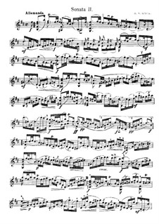 Partita for Violin No.1 in B Minor, BWV 1002 by J.S. Bach on MusicaNeo