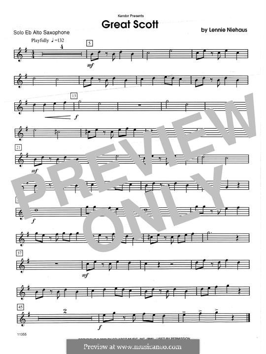 Great Scott by L. Niehaus - sheet music on MusicaNeo