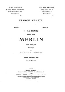 Merlin by I. Albéniz - sheet music on MusicaNeo