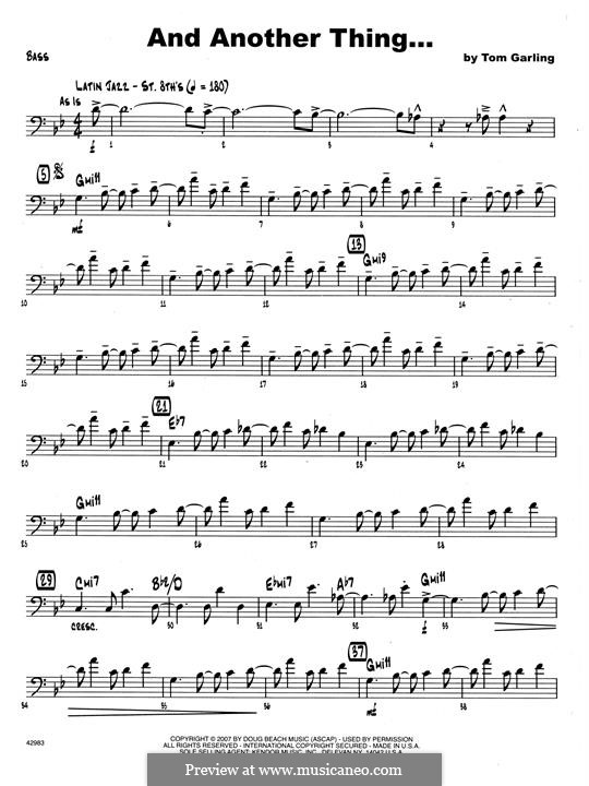And Another Thing by T. Garling - sheet music on MusicaNeo