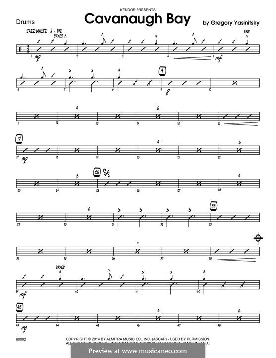 Cavanaugh Bay by G. Yasinitsky - sheet music on MusicaNeo