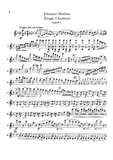 Tragic Overture, Op.81 by J. Brahms - free download on MusicaNeo