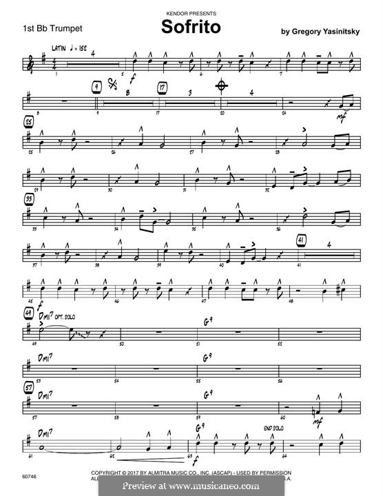 Sofrito by G. Yasinitsky - sheet music on MusicaNeo