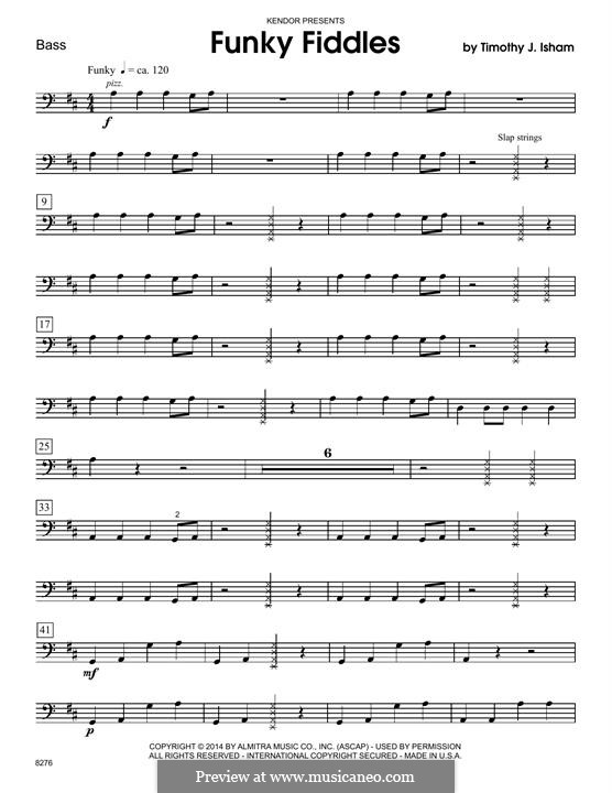 Funky Fiddles by T. Isham - sheet music on MusicaNeo