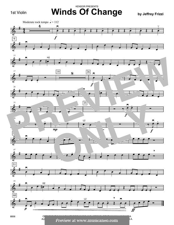 Winds of Change by J. Frizzi - sheet music on MusicaNeo