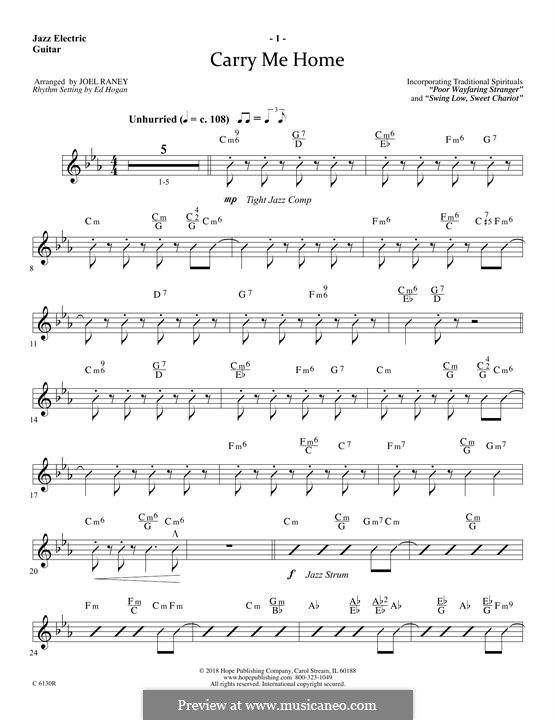 Carry Me Home by folklore - sheet music on MusicaNeo
