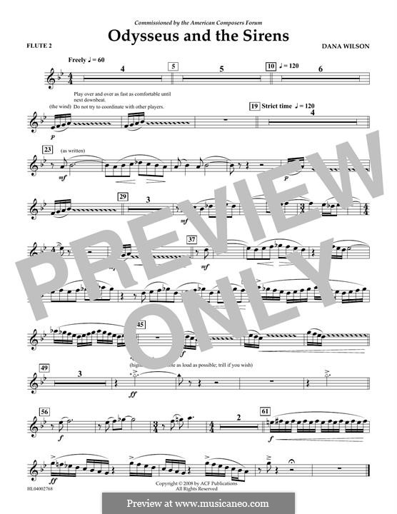 Odysseus and the Sirens by D. Wilson - sheet music on MusicaNeo