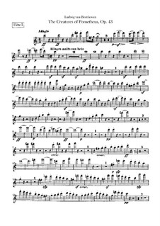 The Creatures of Prometheus, Op.43 by L.v. Beethoven on MusicaNeo