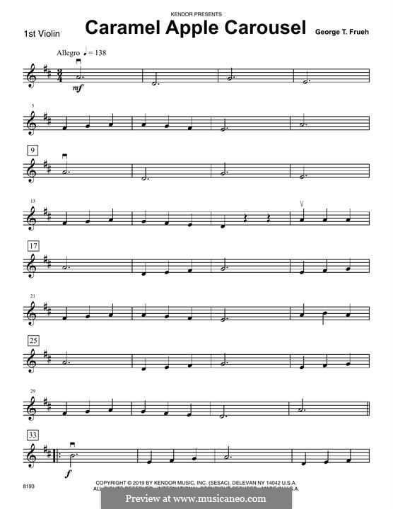 Caramel Apple Carousel by G.T. Frueh - sheet music on MusicaNeo
