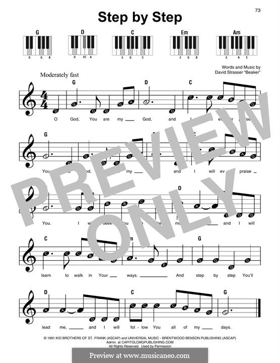 Step By Step by Beaker - sheet music on MusicaNeo