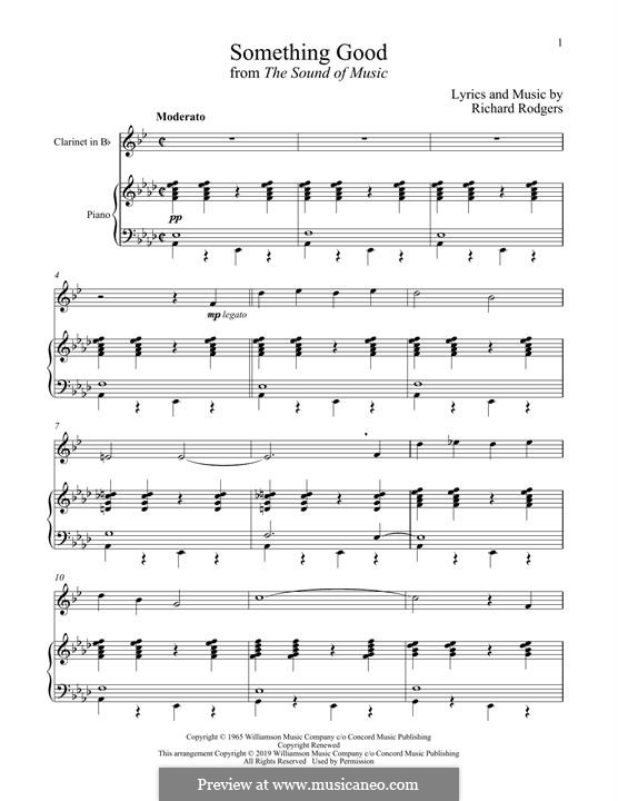 Something Good (from The Sound of Music) by R. Rodgers on MusicaNeo