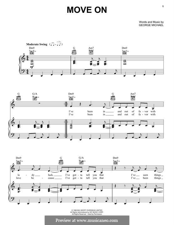 Move On by G. Michael - sheet music on MusicaNeo