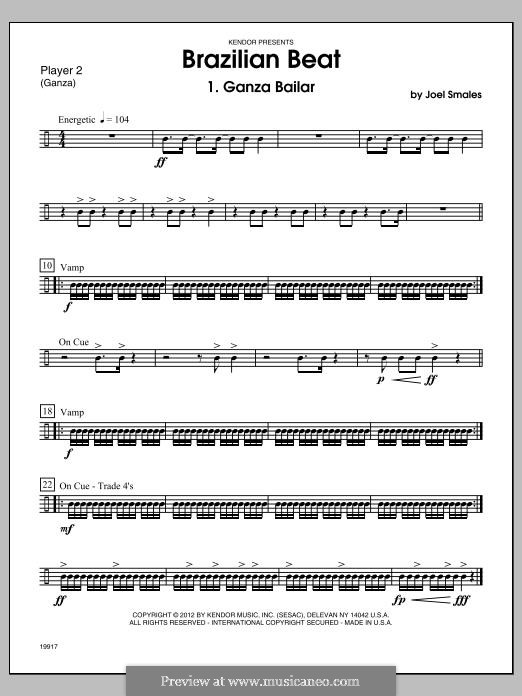 Brazilian Beat by J. Smales - sheet music on MusicaNeo