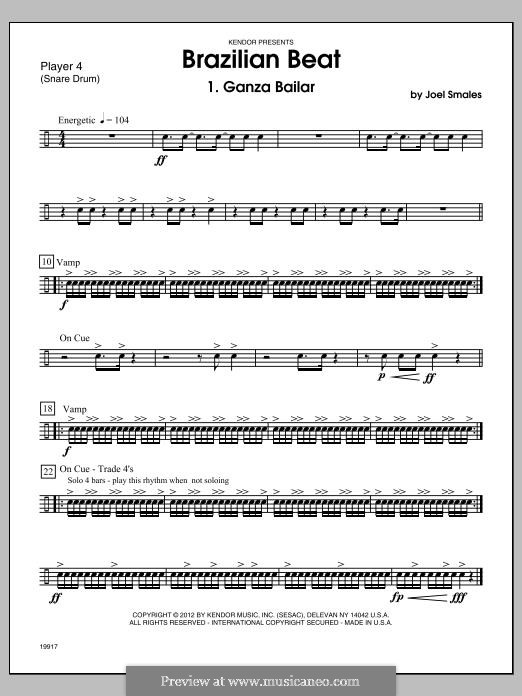 Brazilian Beat by J. Smales - sheet music on MusicaNeo