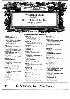 Butterflies, Op.59 No.2 by W. Lege - free download on MusicaNeo
