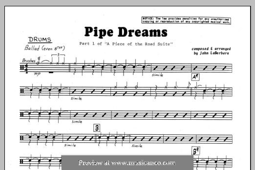 Pipe Dreams by J. LaBarbara - sheet music on MusicaNeo