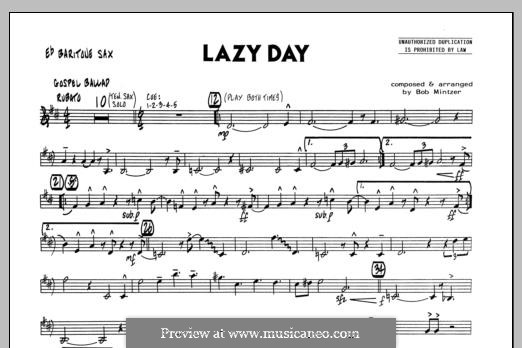 Lazy Day by B. Mintzer - sheet music on MusicaNeo
