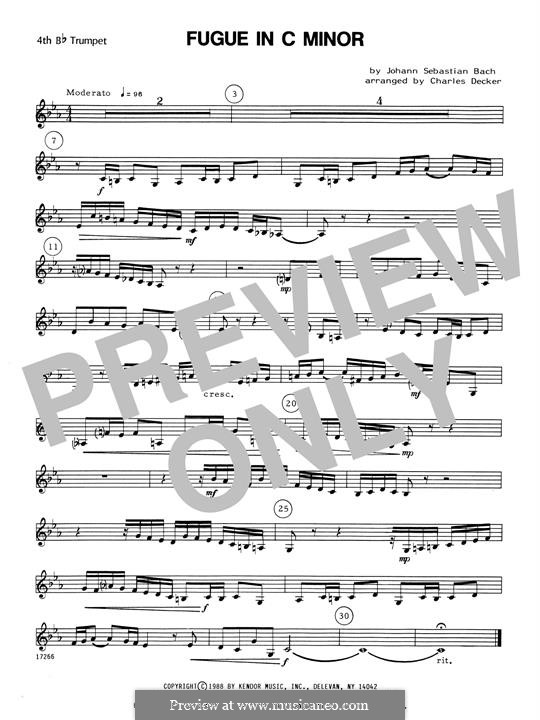 Prelude and Fugue No.2 in C Minor, BWV 847 (The Well-Tempered Clavier ...