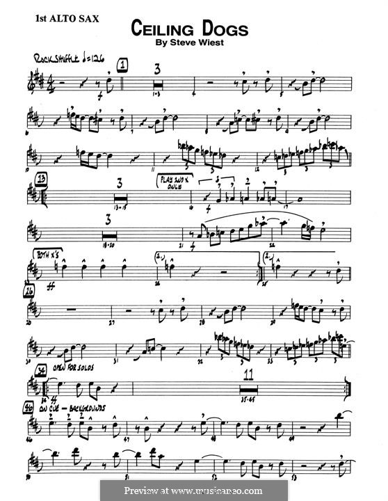 Ceiling Dogs by S. Wiest - sheet music on MusicaNeo