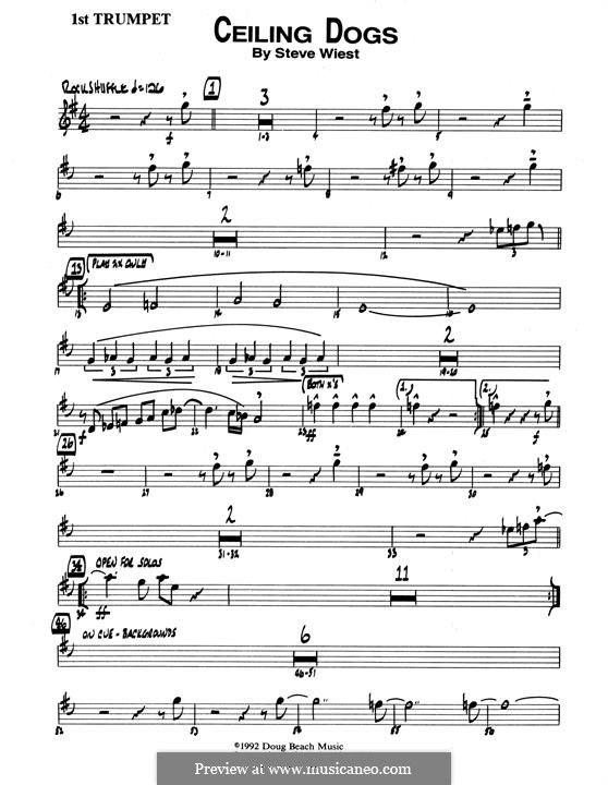 Ceiling Dogs by S. Wiest - sheet music on MusicaNeo