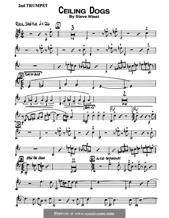 Ceiling Dogs by S. Wiest - sheet music on MusicaNeo