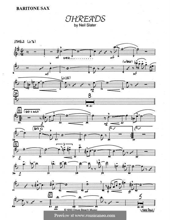 Threads by N. Slater - sheet music on MusicaNeo